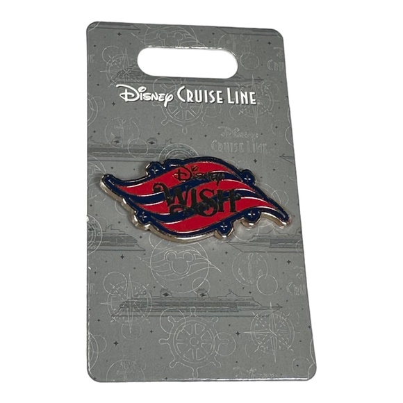 Disney | Other | 222 Disney Cruise Line Dcl Disney Wish Logo Pin | Poshmark
